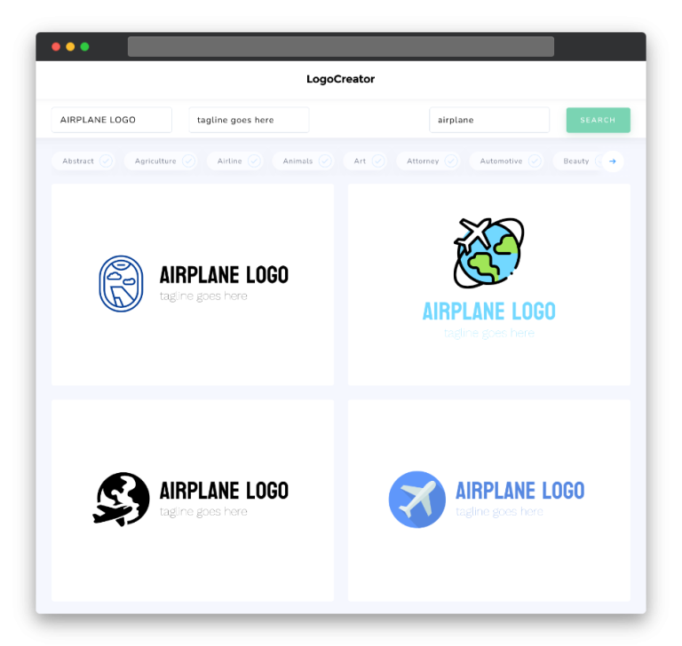 Airplane Logo Design: Create Your Own Airplane Logos