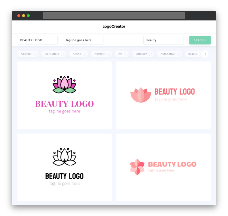 Beauty Logo Design: Create Your Own Beauty Logos