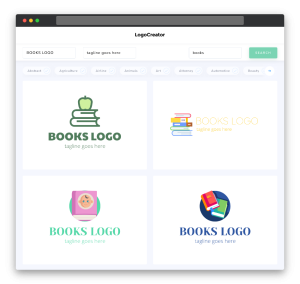 Books Logo Design: Create Your Own Books Logos
