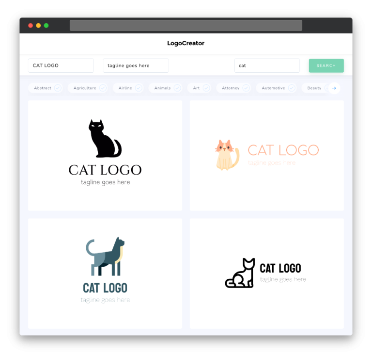 Cat Logo Design: Create Your Own Cat Logos