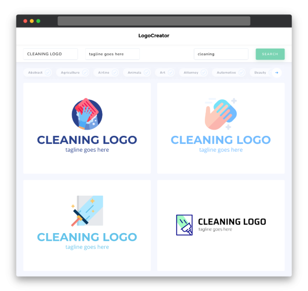 Cleaning Logo Design: Create Your Own Cleaning Logos