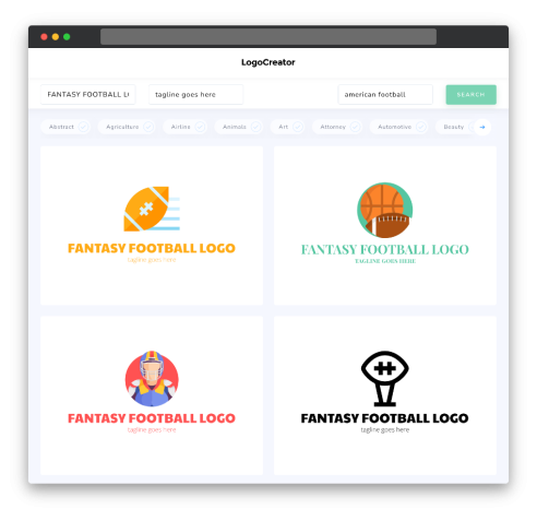 Fantasy Football Logo Design: Create Your Own Fantasy Football Logos