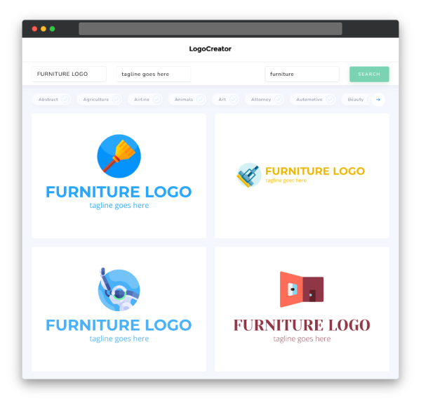 Furniture Logo Design: Create Your Own Furniture Logos