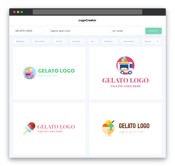 Gelato Logo Design: Create Your Own Gelato Logos