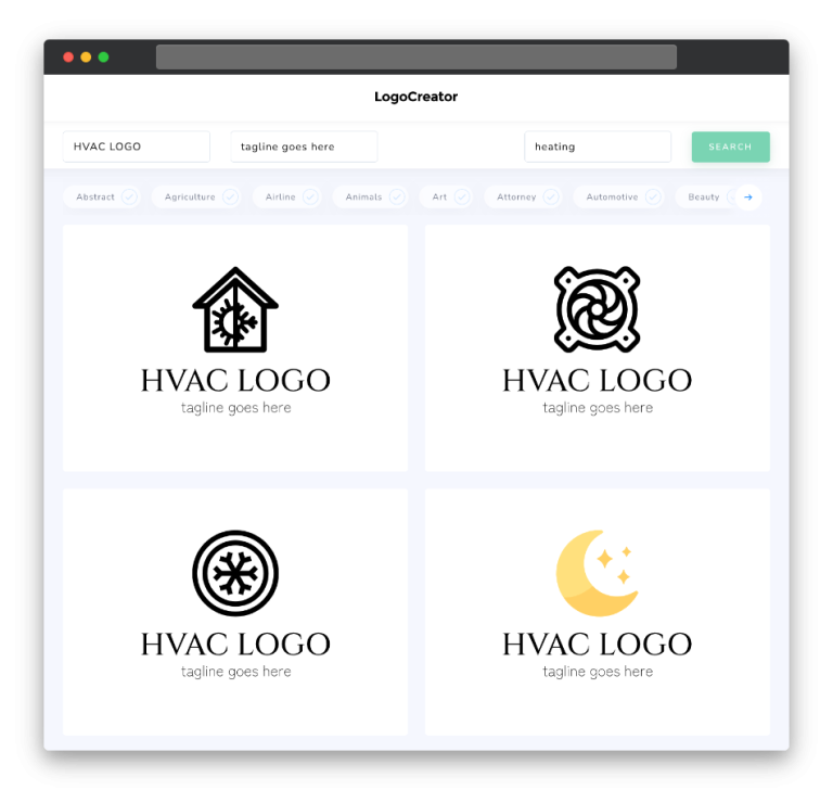 Hvac Logo Design: Create Your Own Hvac Logos