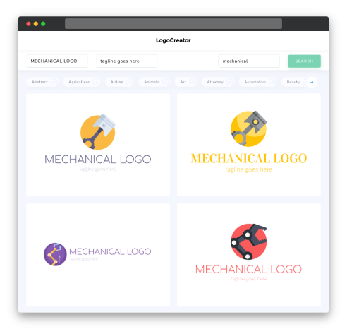 Mechanical Logo Design: Create Your Own Mechanical Logos
