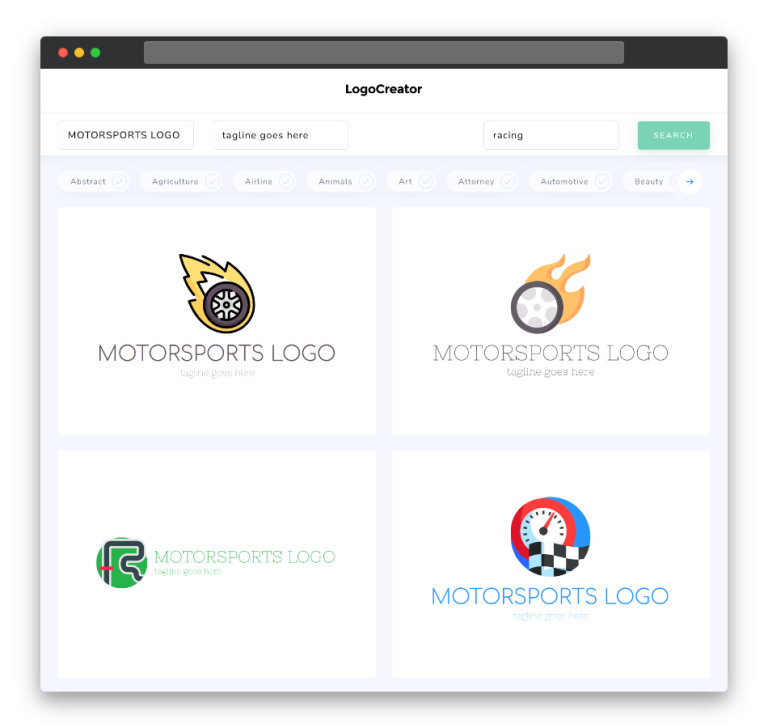 Motorsports Logo Design: Create Your Own Motorsports Logos