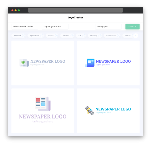 Newspaper Logo Design: Create Your Own Newspaper Logos