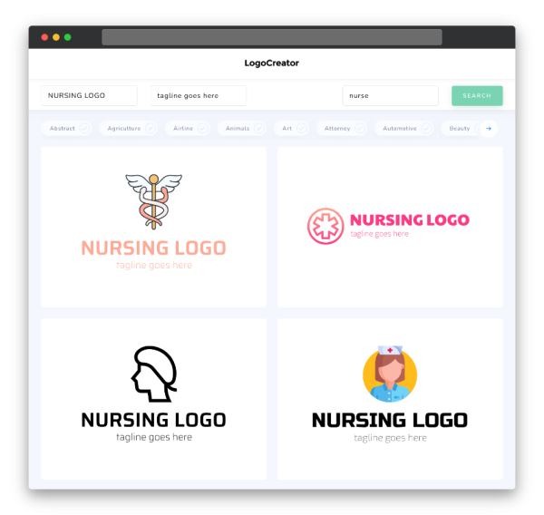 Nursing Logo Design: Create Your Own Nursing Logos