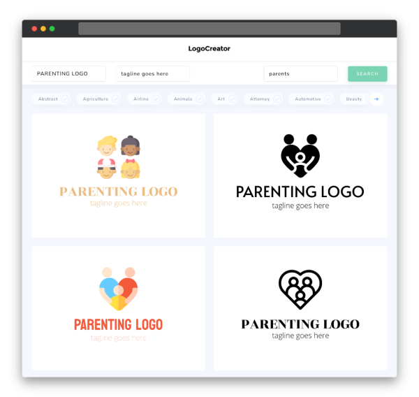 Parenting Logo Design: Create Your Own Parenting Logos