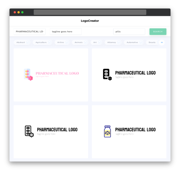Pharmaceutical Logo Design: Create Your Own Pharmaceutical Logos