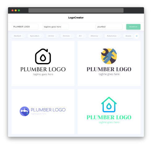 Plumber Logo Design: Create Your Own Plumber Logos