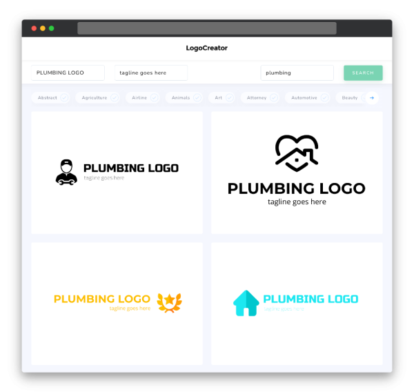 Plumbing Logo Design: Create Your Own Plumbing Logos