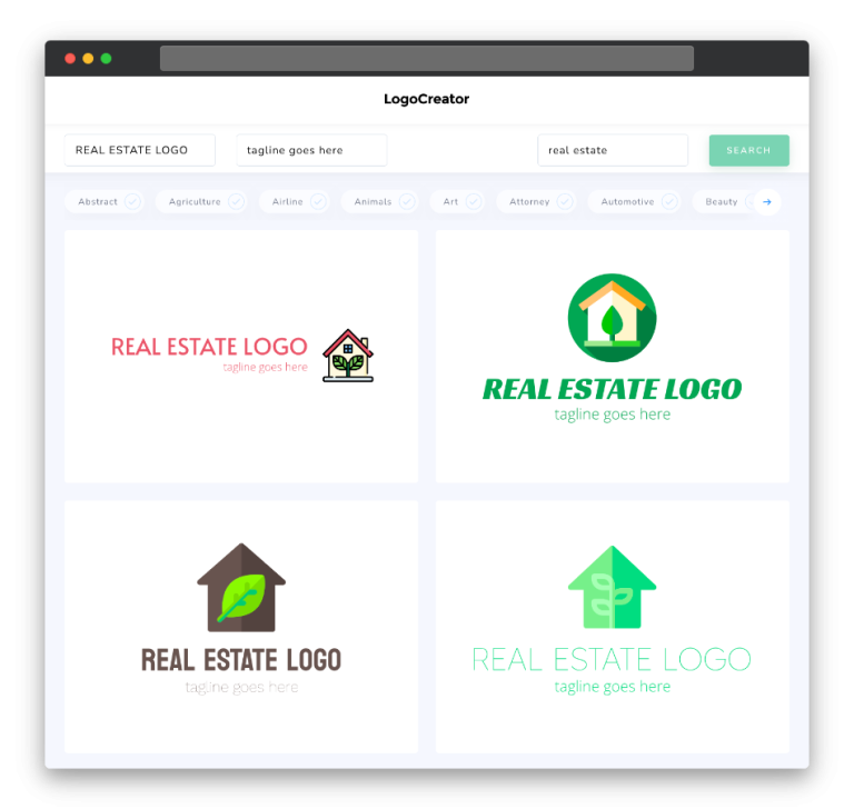Real Estate Logo Design: Create Your Own Real Estate Logos
