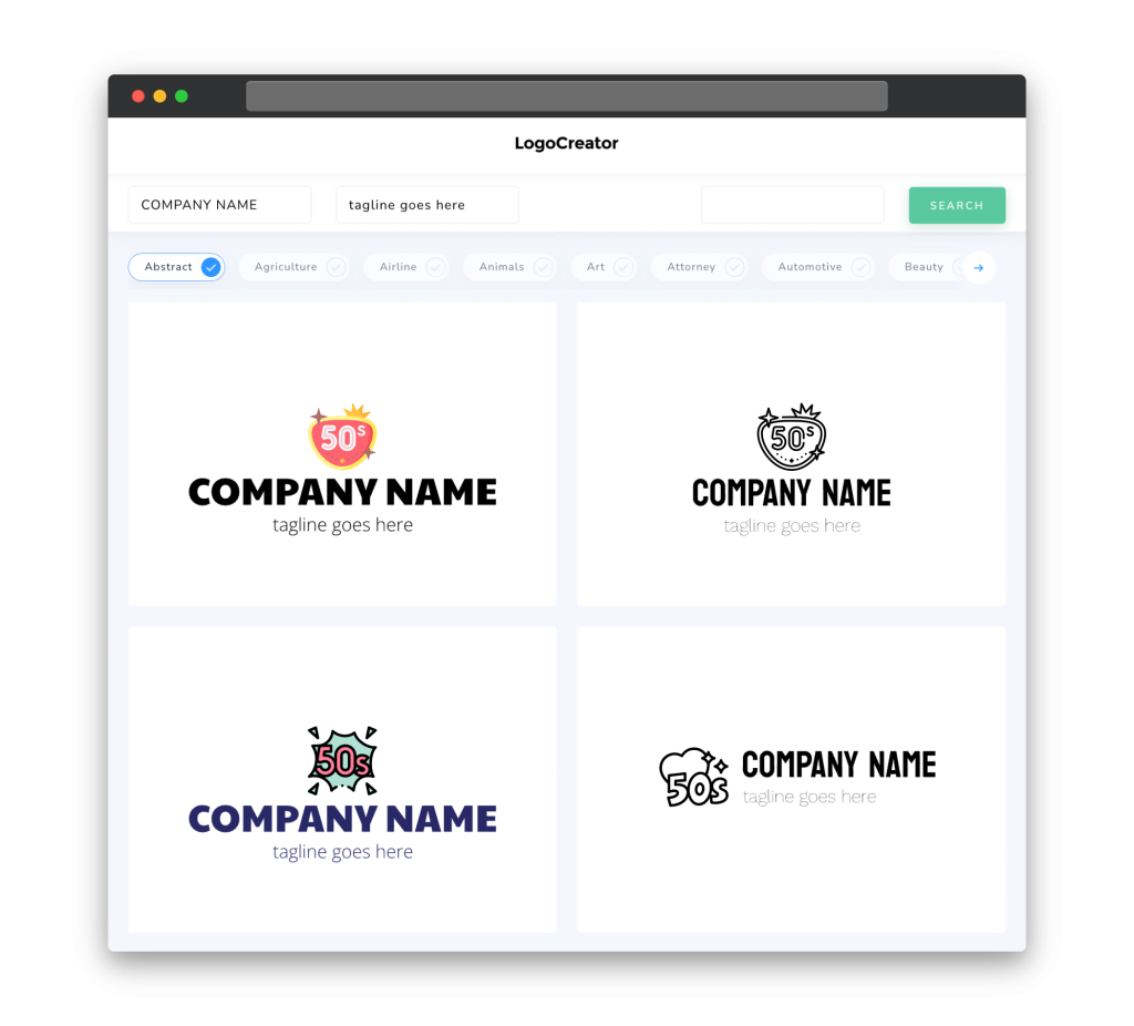 50S Logo Design: Create Your Own 50S Logos