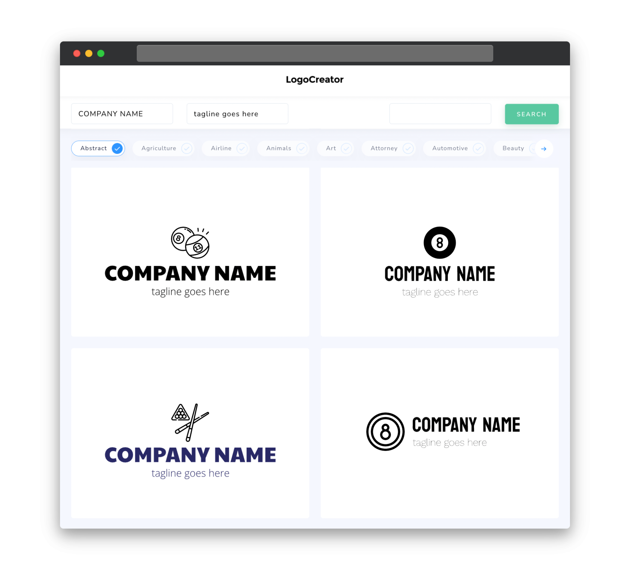 9 Ball Logo Design: Create Your Own 9 Ball Logos