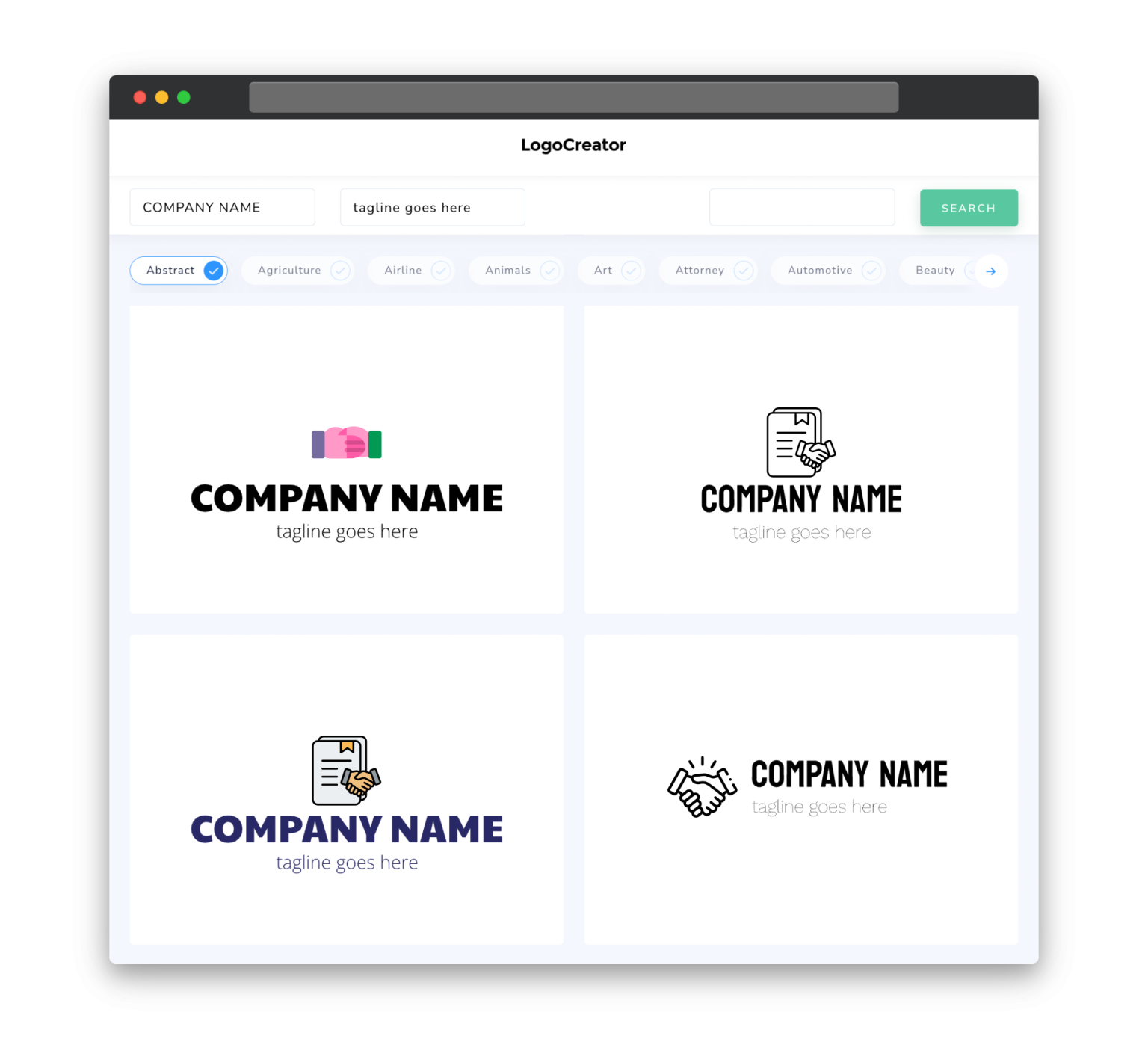 Agreement Logo Design: Create Your Own Agreement Logos