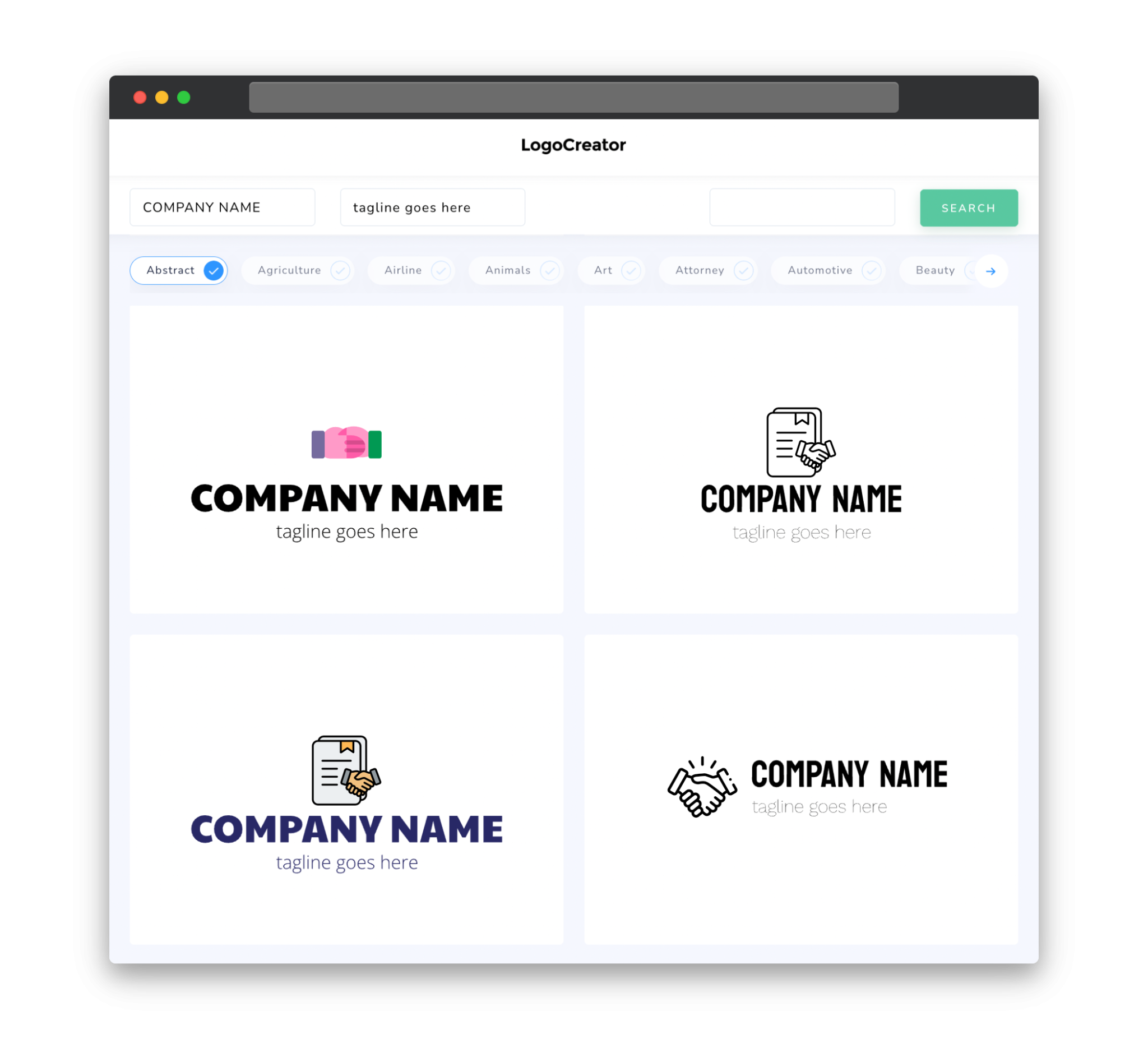 Agreement Logo Design: Create Your Own Agreement Logos