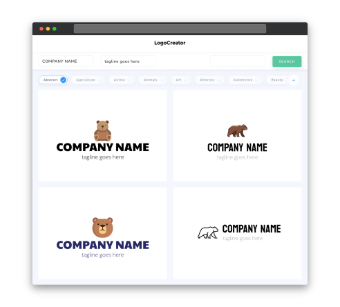 Blue Bear Logo Design: Create Your Own Blue Bear Logos