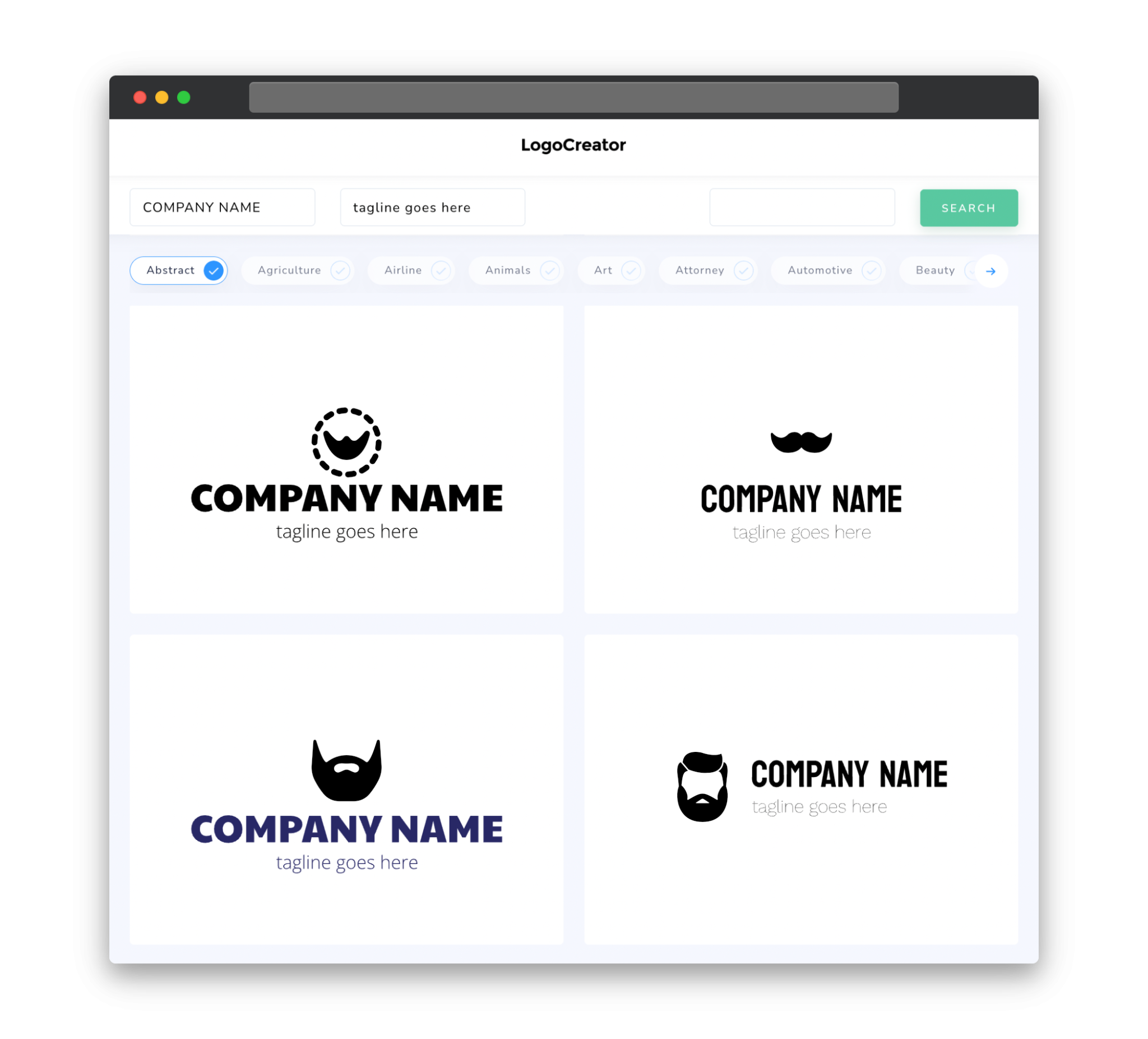 Beard Logo Design: Create Your Own Beard Logos