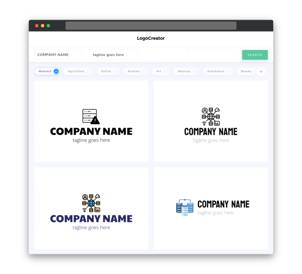 Big Data Logo Design: Create Your Own Big Data Logos