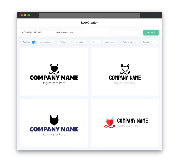 Black Devil Logo Design: Create Your Own Black Devil Logos