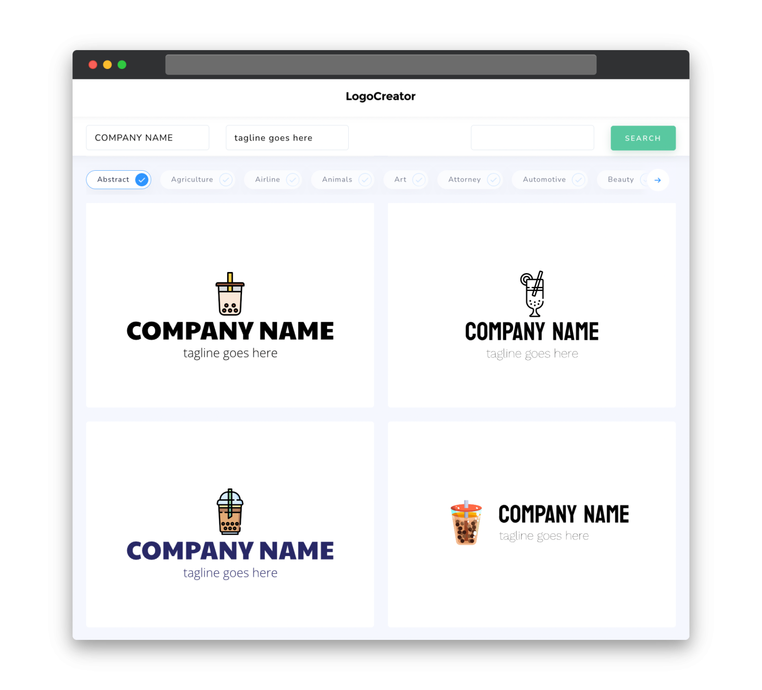 Boba Logo Design: Create Your Own Boba Logos