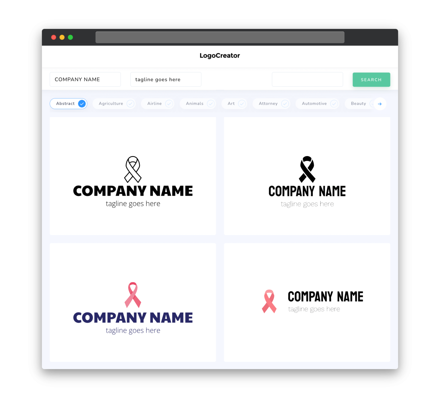 Breast Cancer Logo Design: Create Your Own Breast Cancer Logos