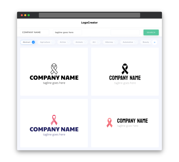 Breast Cancer Logo Design: Create Your Own Breast Cancer Logos