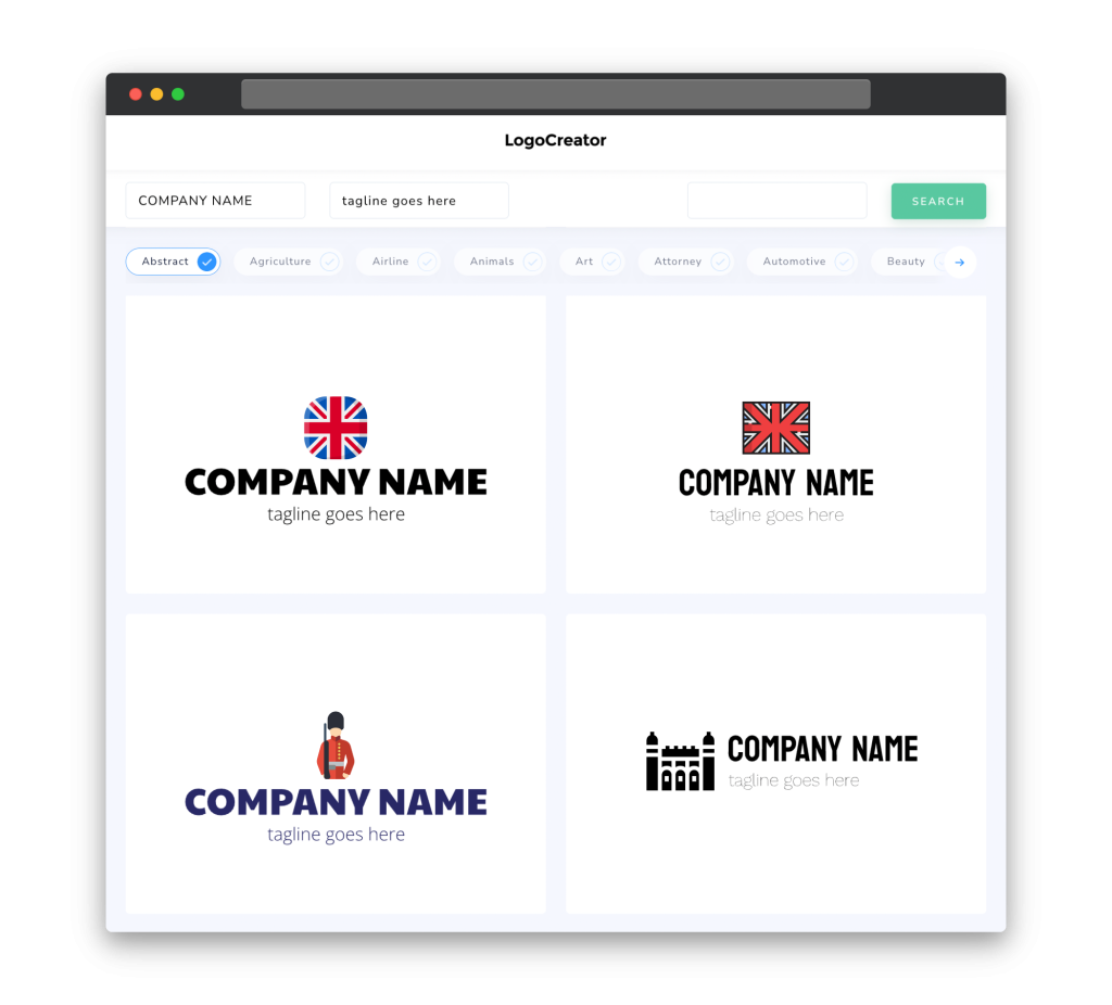 British Logo Design: Create Your Own British Logos