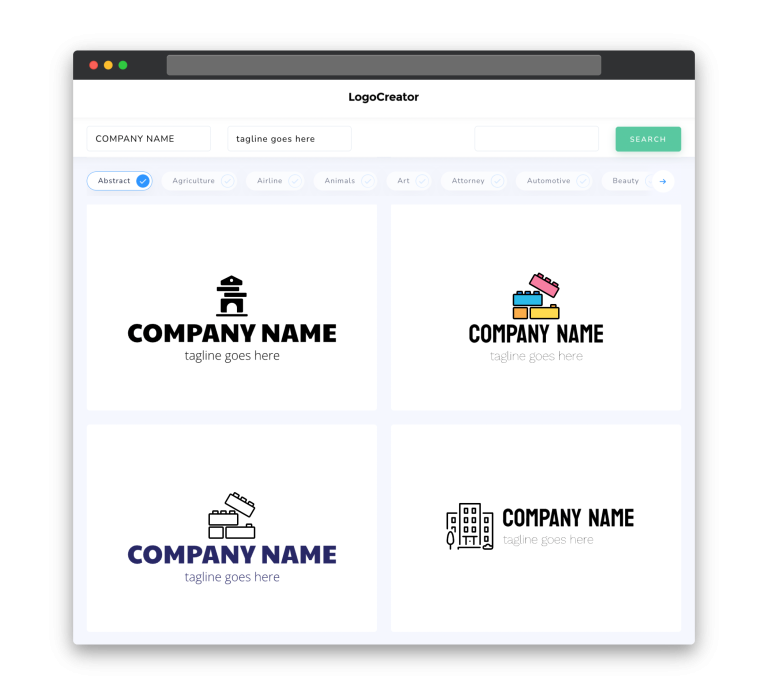 Building Blocks Logo Design: Create Your Own Building Blocks Logos