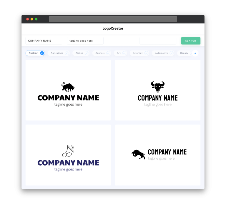 Bullish Logo Design: Create Your Own Bullish Logos