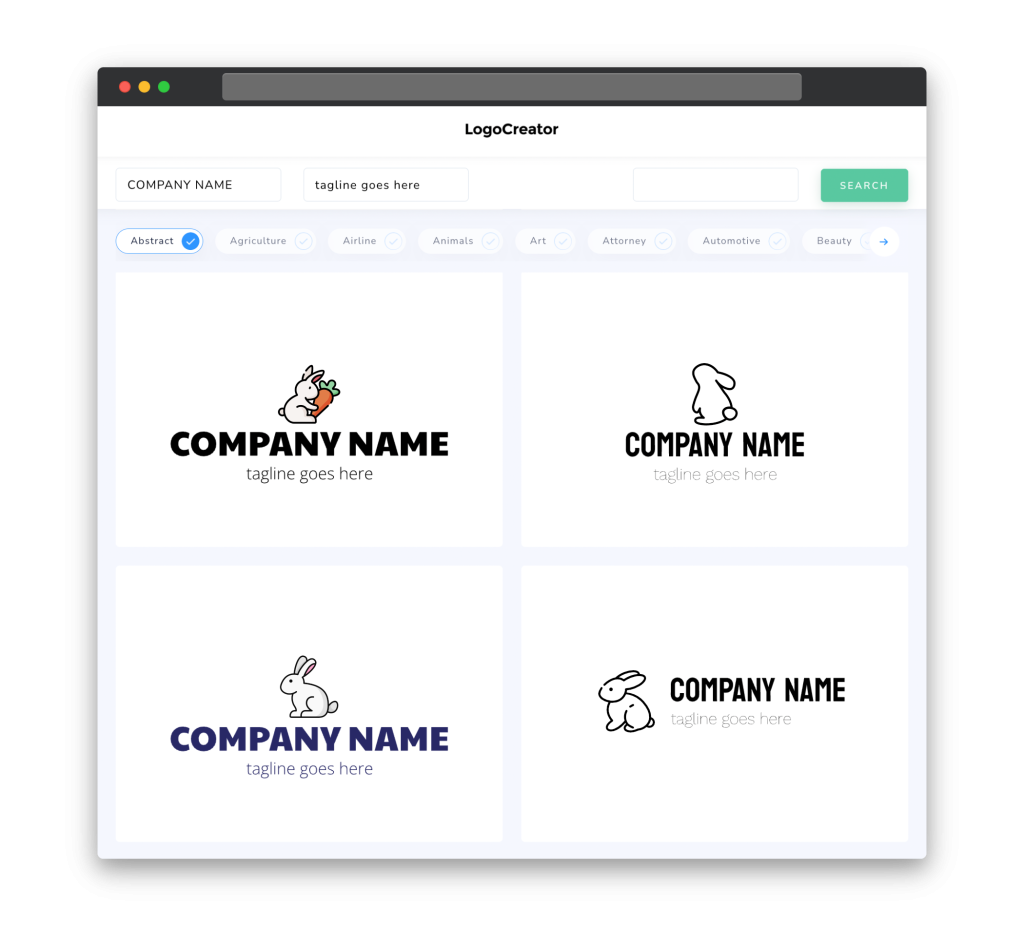Bunny Logo Design: Create Your Own Bunny Logos