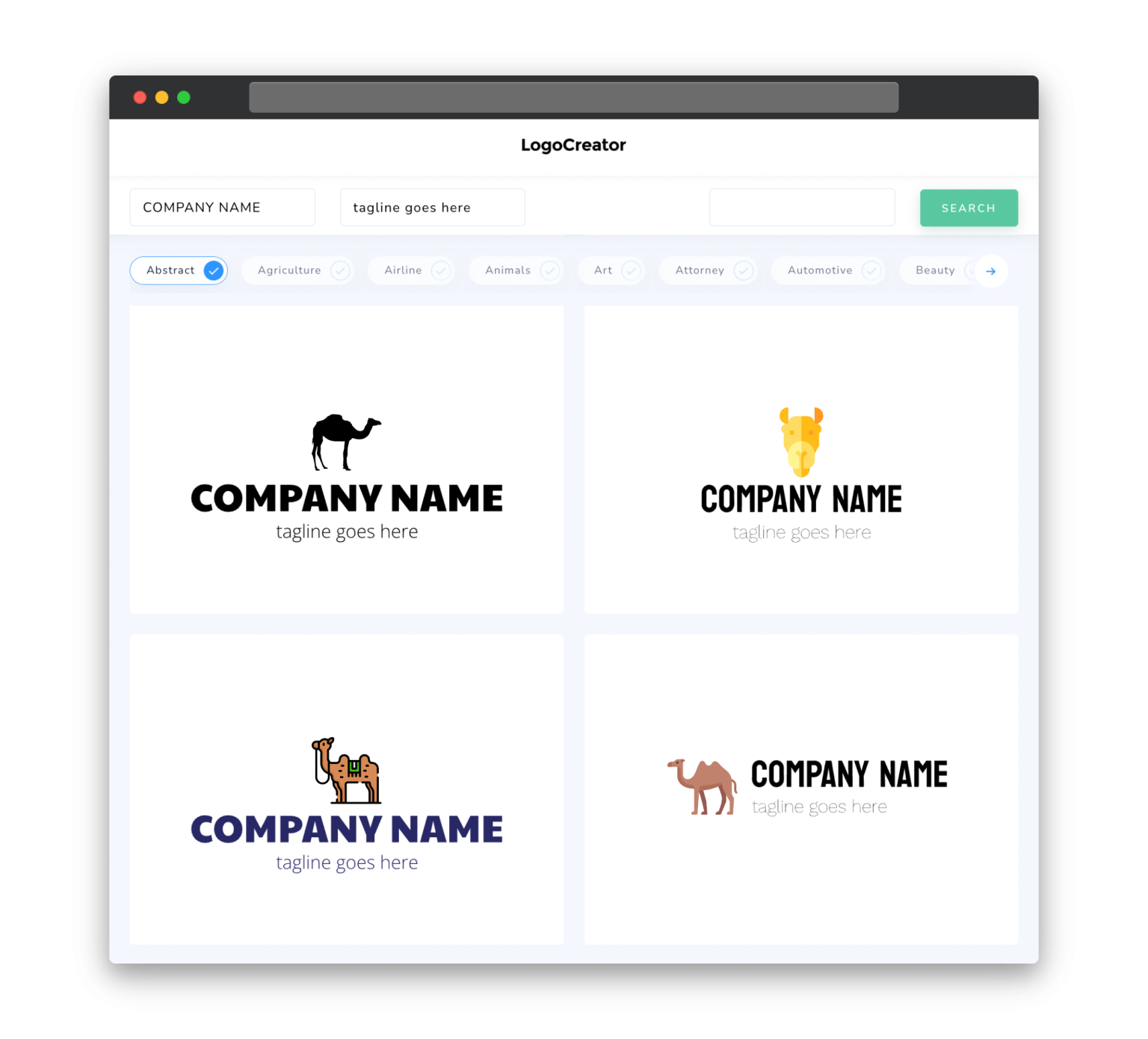 Camel Logo Design: Create Your Own Camel Logos