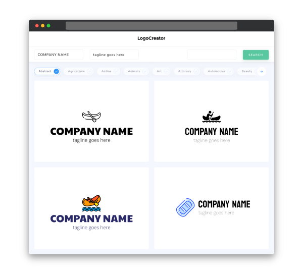 Canoe Logo Design: Create Your Own Canoe Logos