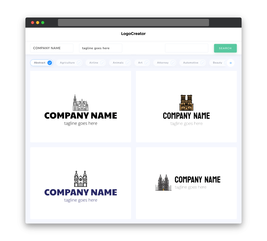 Cathedral Logo Design: Create Your Own Cathedral Logos
