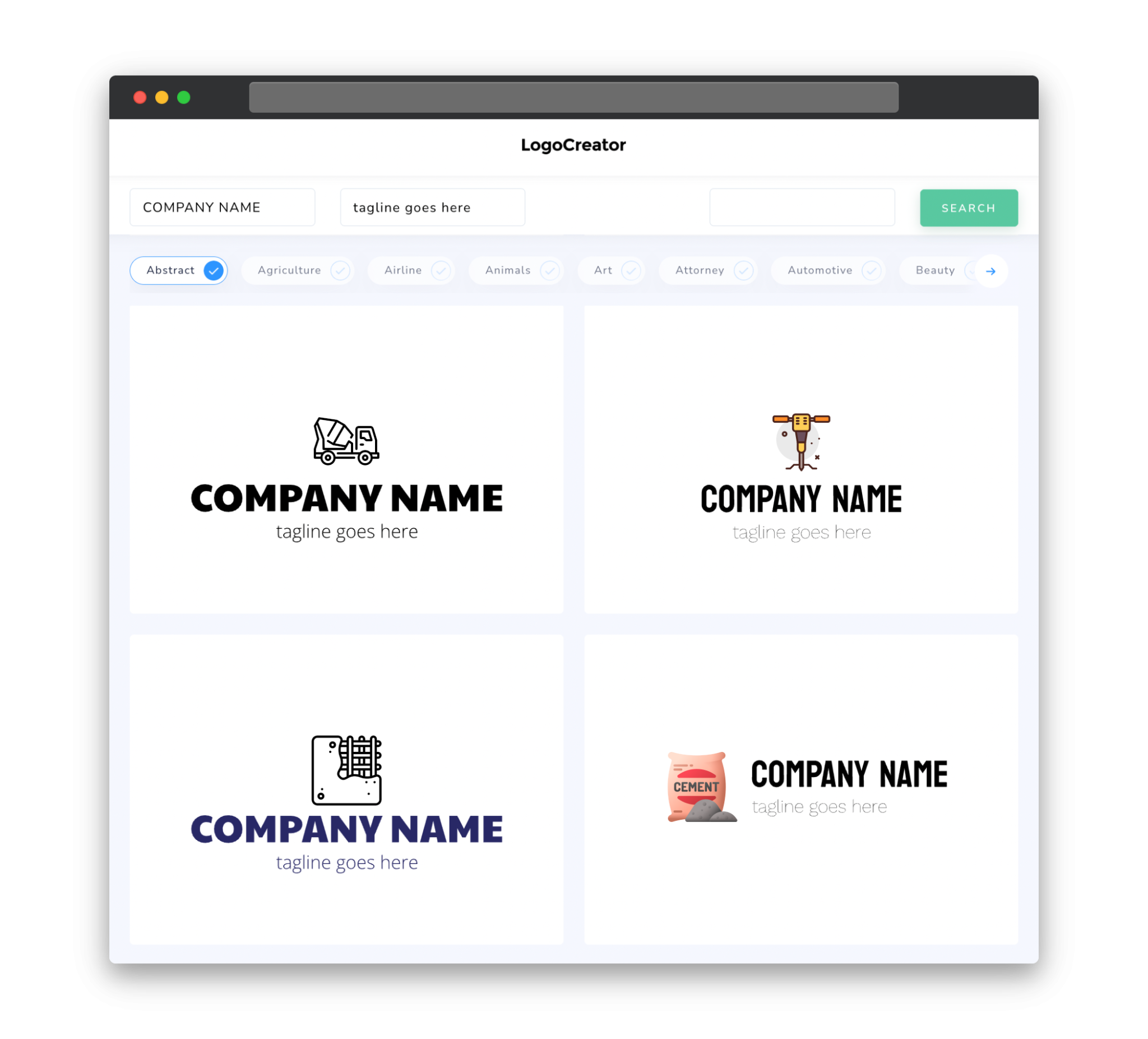 Cement Logo Design: Create Your Own Cement Logos