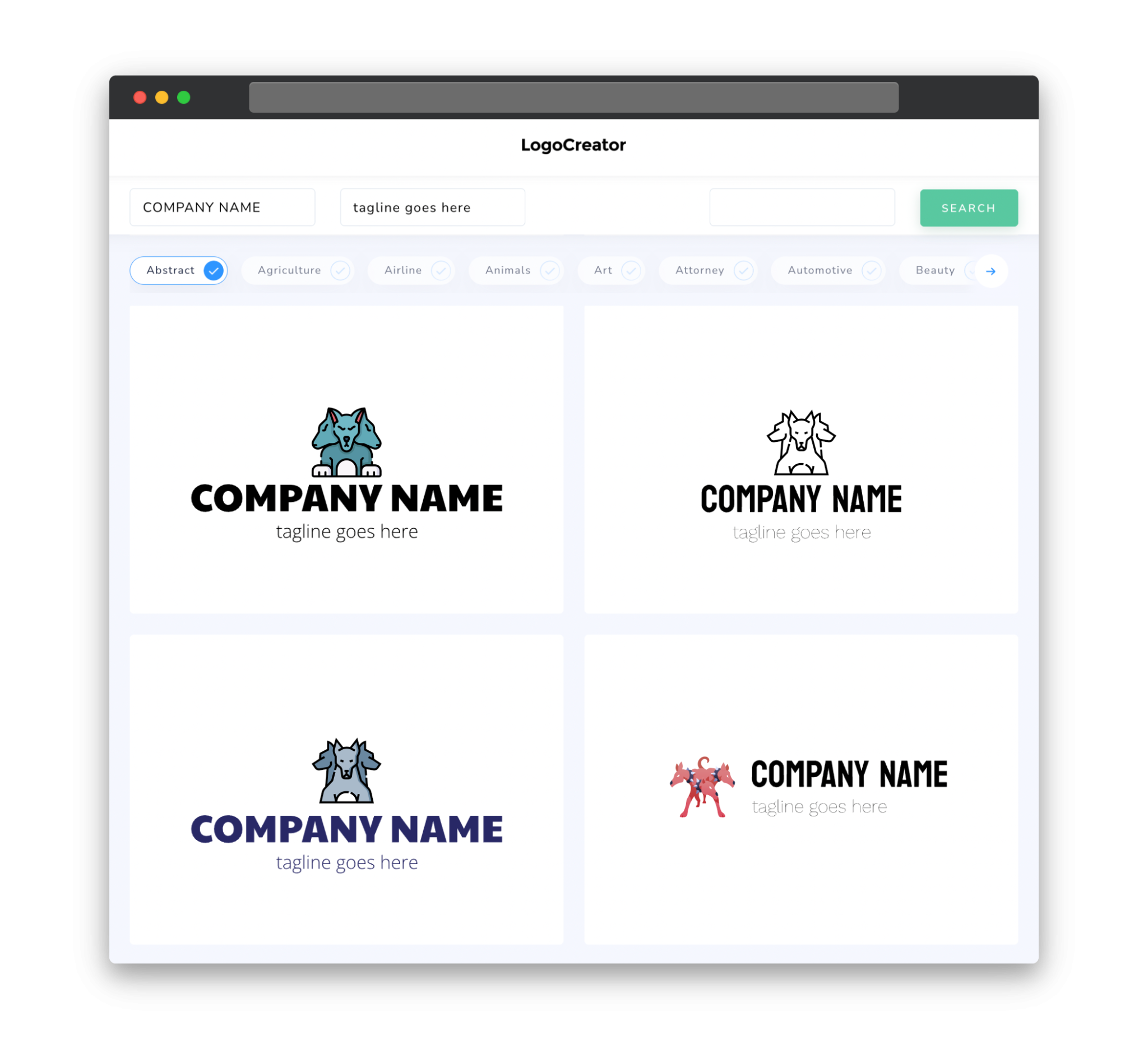 Cerberus Logo Design: Create Your Own Cerberus Logos