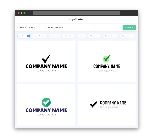 Check Mark Logo Design: Create Your Own Check Mark Logos