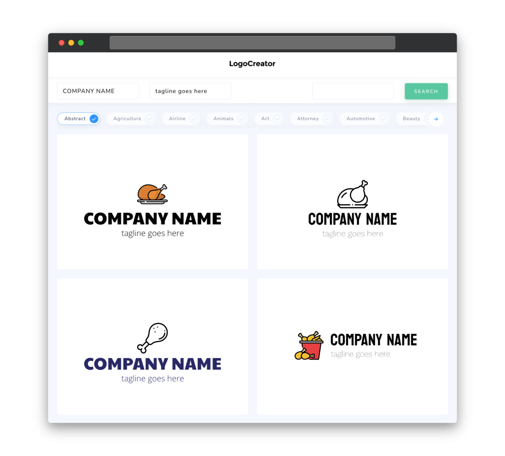 Chicken Restaurant Logo Design: Create Your Own Chicken Restaurant Logos
