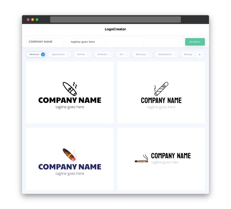 Cigar Logo Design: Create Your Own Cigar Logos
