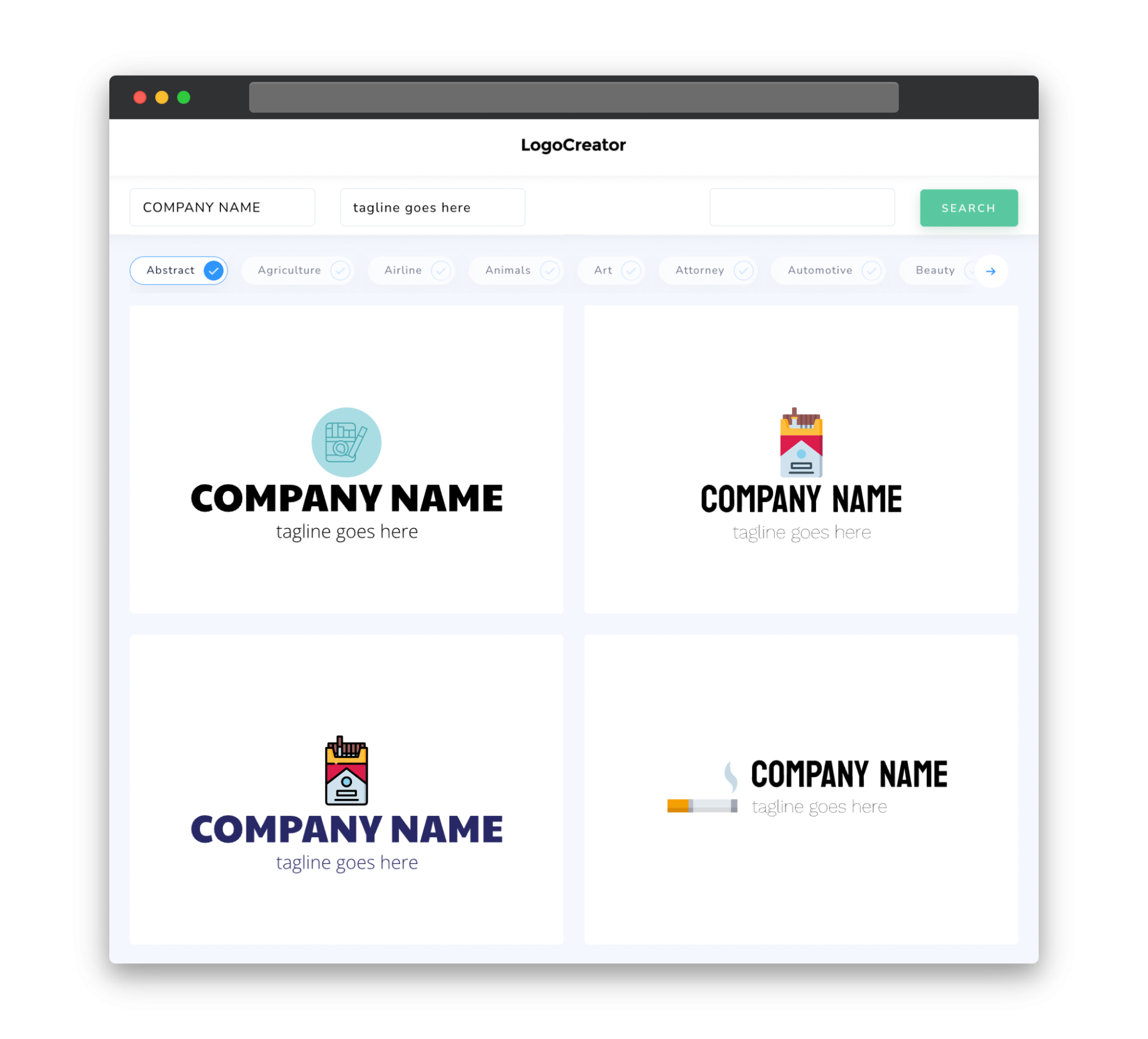 Cigarette Logo Design: Create Your Own Cigarette Logos