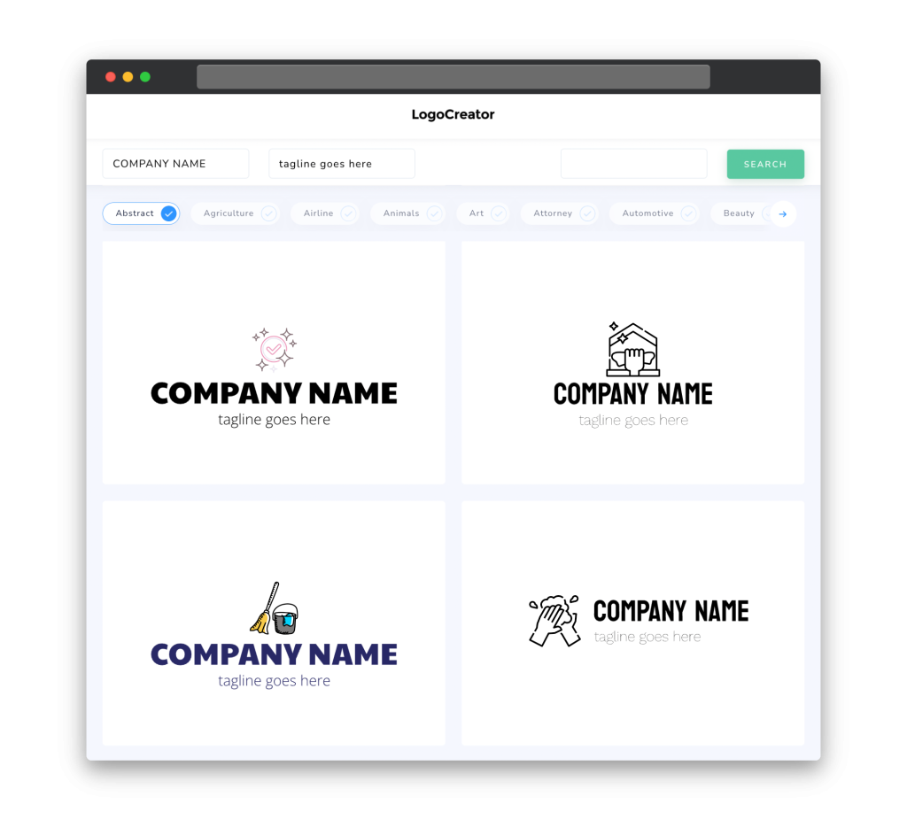 Cleanliness Logo Design: Create Your Own Cleanliness Logos