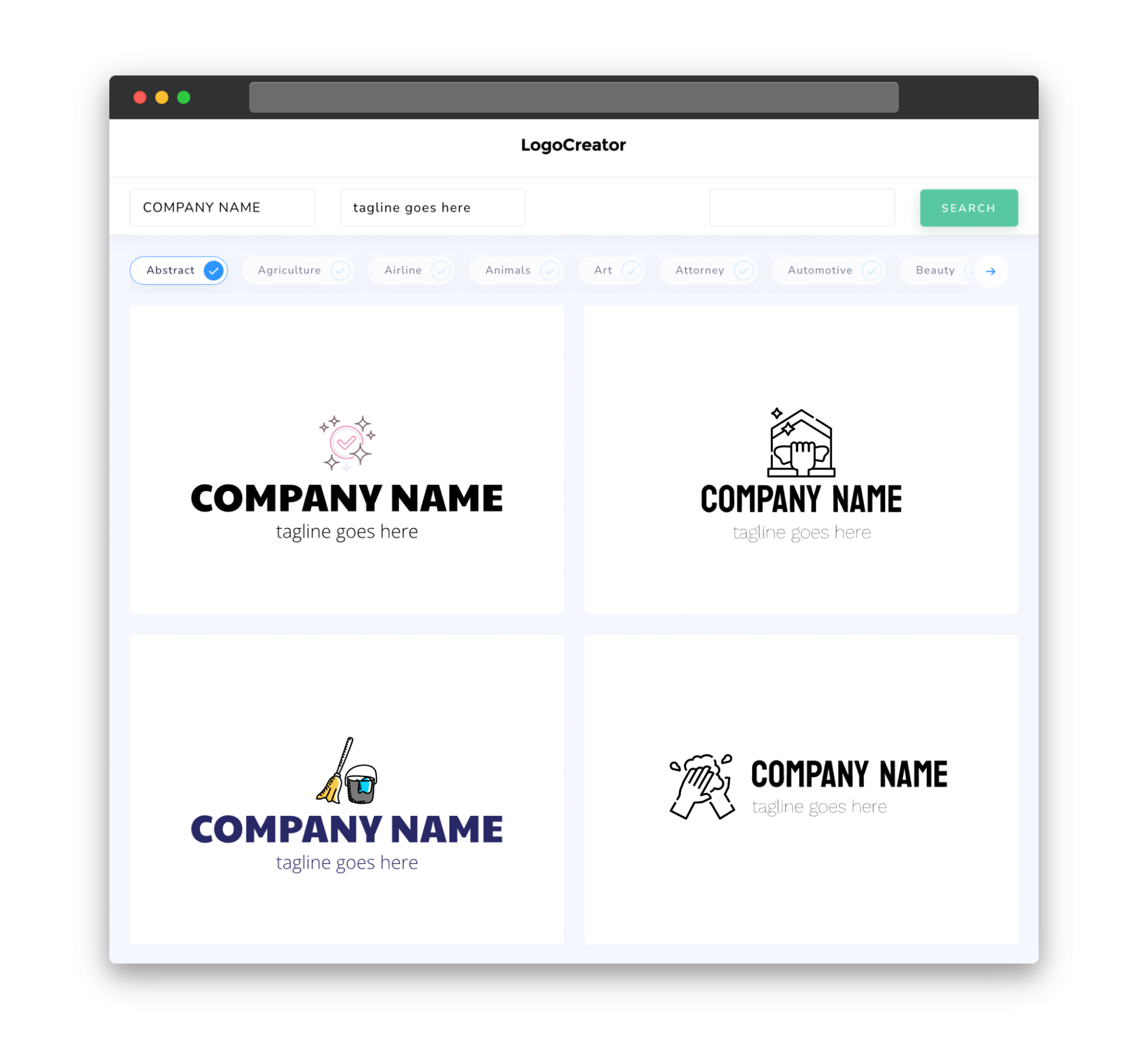 Cleanliness Logo Design: Create Your Own Cleanliness Logos