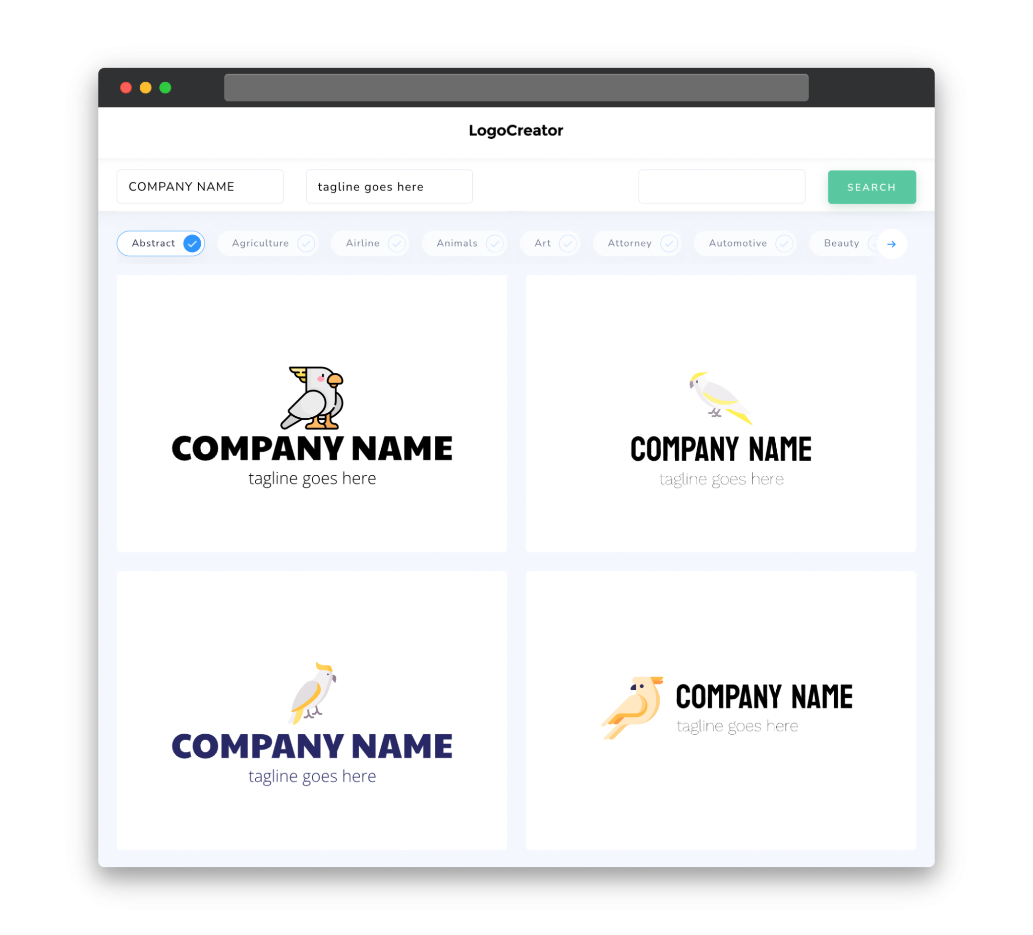Cockatoo Logo Design: Create Your Own Cockatoo Logos