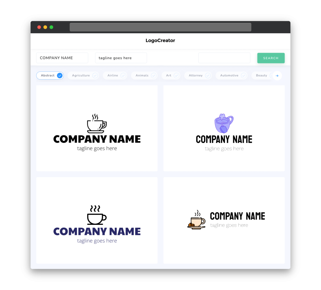 Coffee Cup Logo Design: Create Your Own Coffee Cup Logos