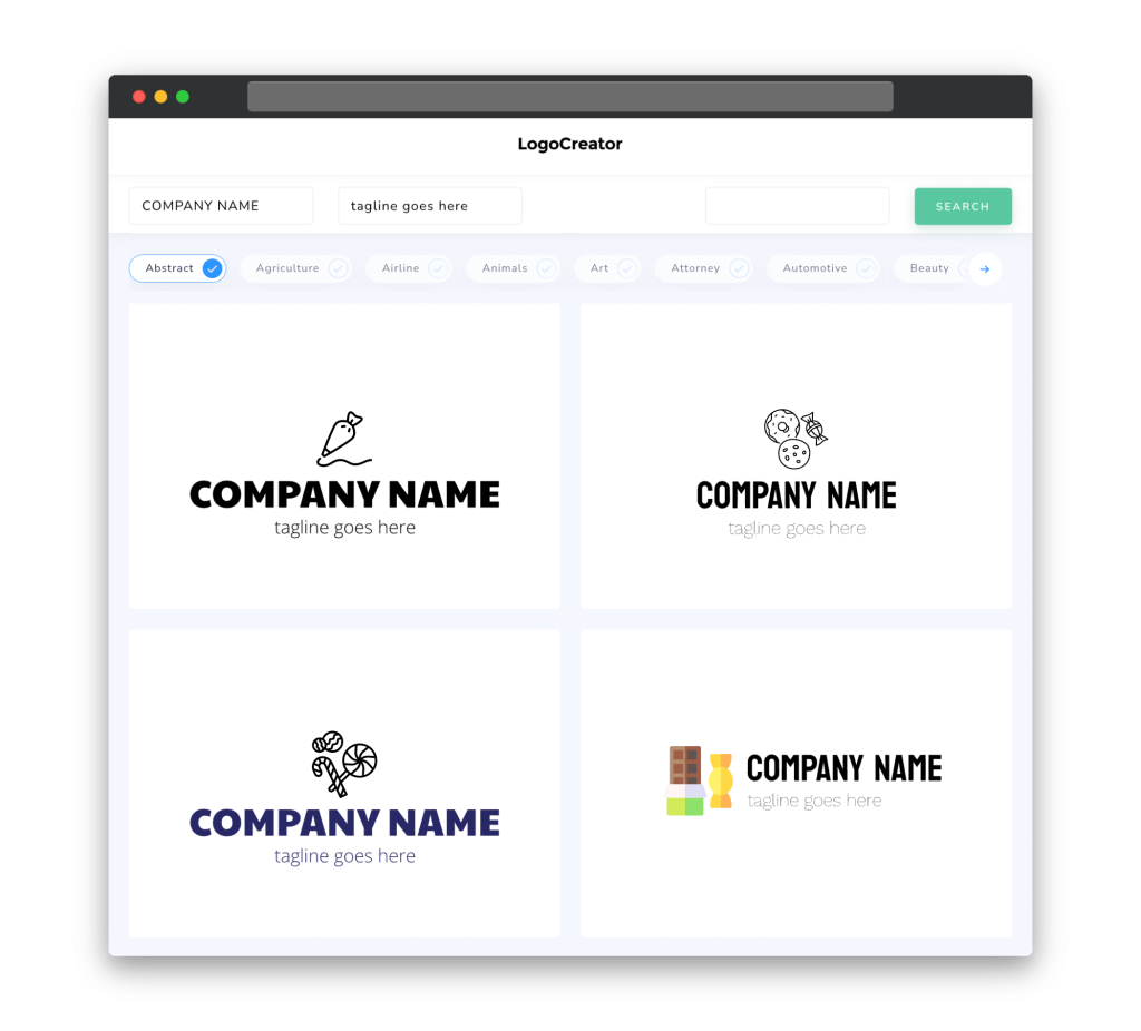 Confectionery Logo Design: Create Your Own Confectionery Logos