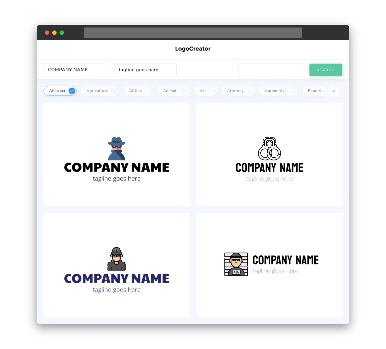 Criminal Logo Design: Create Your Own Criminal Logos