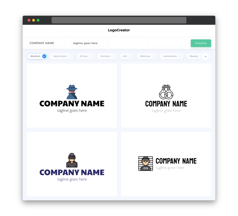 Criminal Logo Design: Create Your Own Criminal Logos