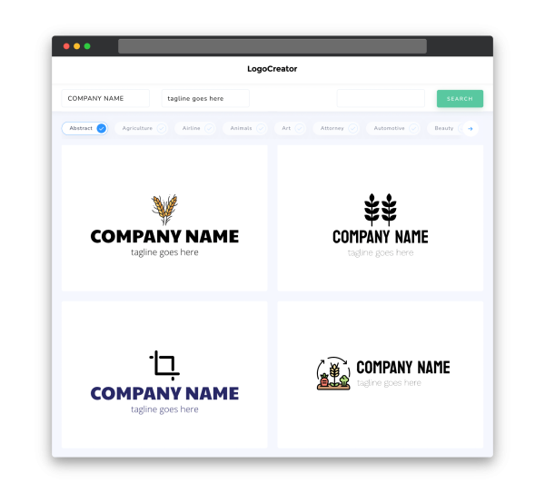 Crops Logo Design: Create Your Own Crops Logos